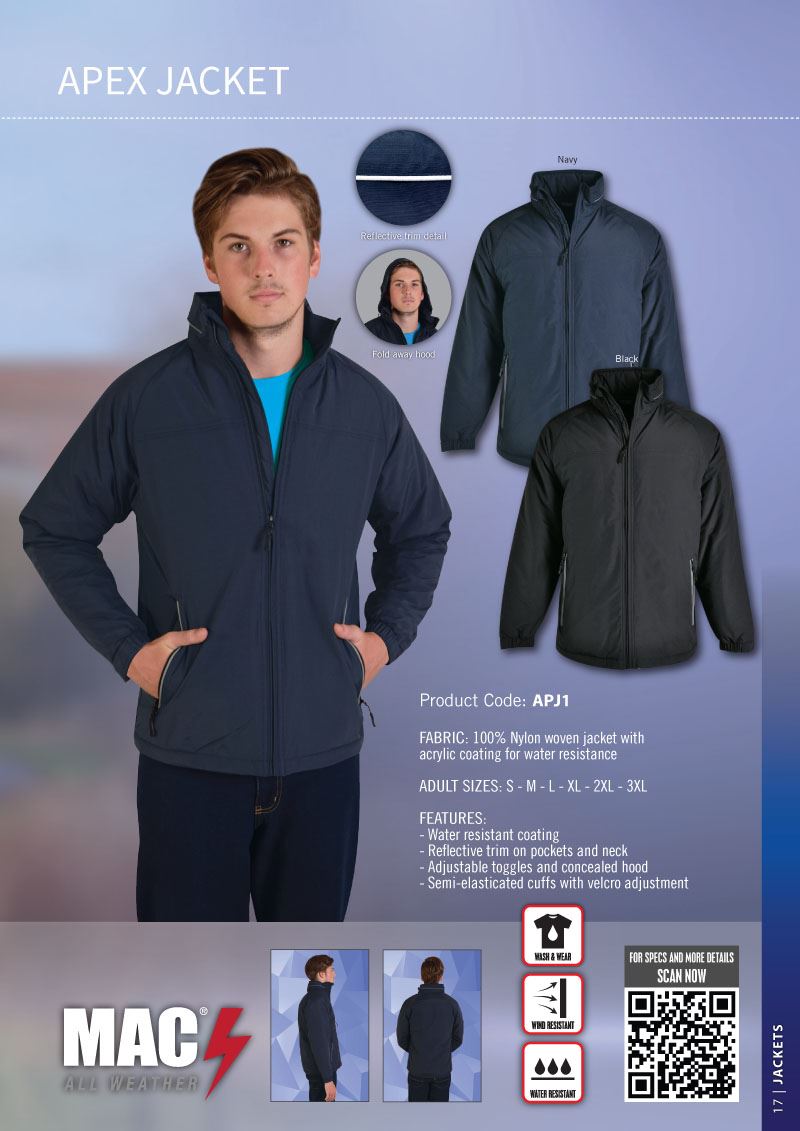 Apex Jacket (APJ1) - Jackets | Cape Town Clothing