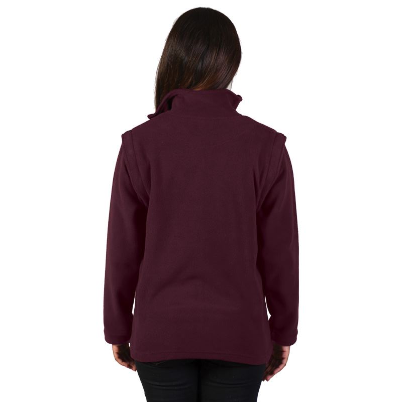Ladies Zip Off Sleeve Polar Fleece - Cape Town Clothing