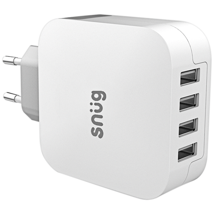 Snug 4 Port USB Home Charger - Nationwide Delivery- Cape Town Clothing