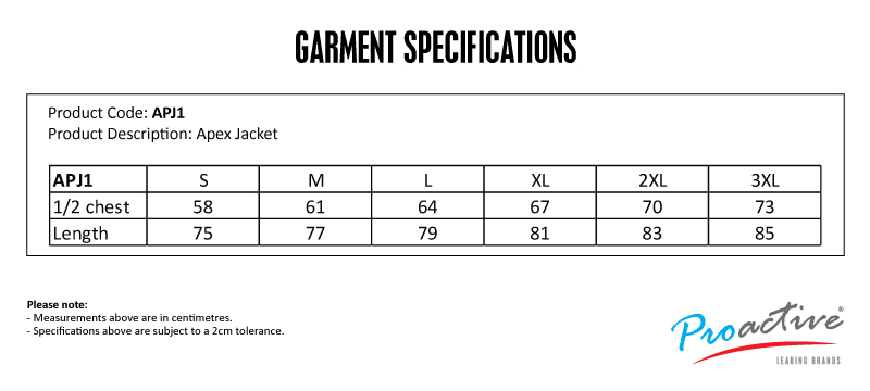 Apex Jacket (APJ1) - Jackets | Cape Town Clothing