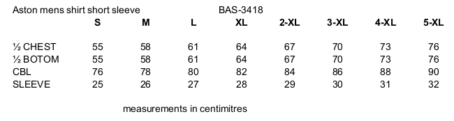 Aston Mens Shirt S/S (BAS-3418) - Shirt | Cape Town Clothing